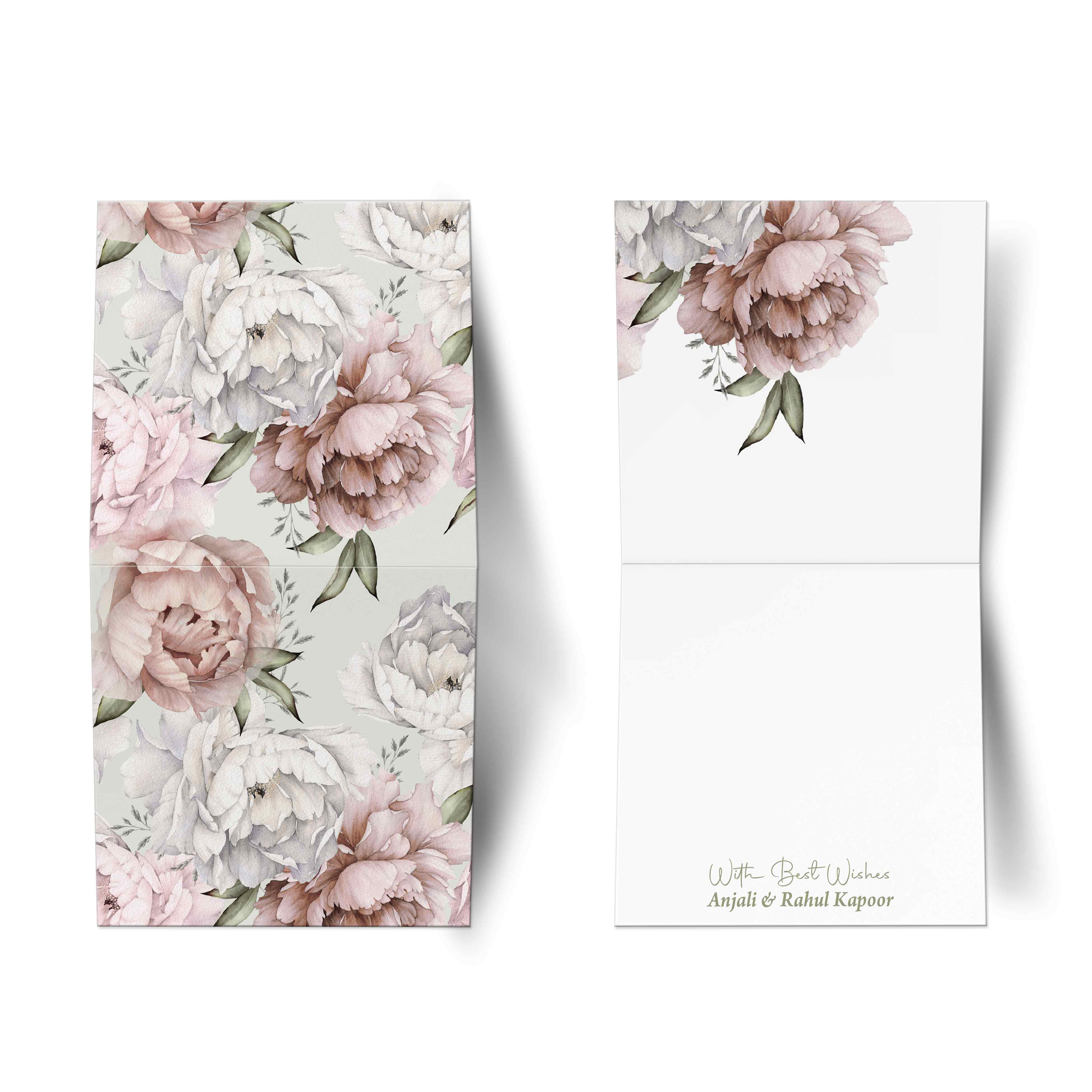 Mint Bloom - Mini Folding Cards – PurpleOrange